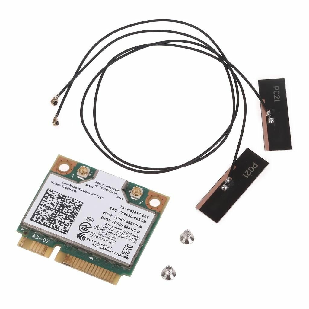 Беспроводная карта 7260 7260HMW ac Mini PCI-E 2.4/5 ГГц WLAN WiFi Bluetooth-совместимая 802.11ac/a/b/g, - B