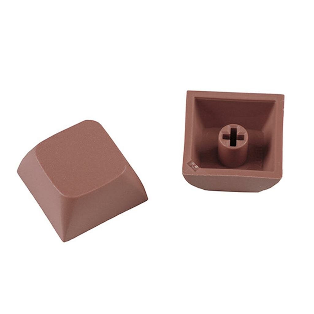 10PCS Толстые PBT XDA2 Кейкапы 1U, густой порошковый цвет