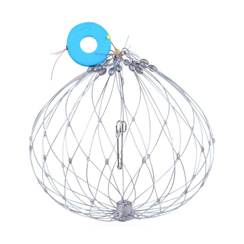 Стальная проволочная ловушка для рыбы, 50 52 cm - 16 стальных прядей