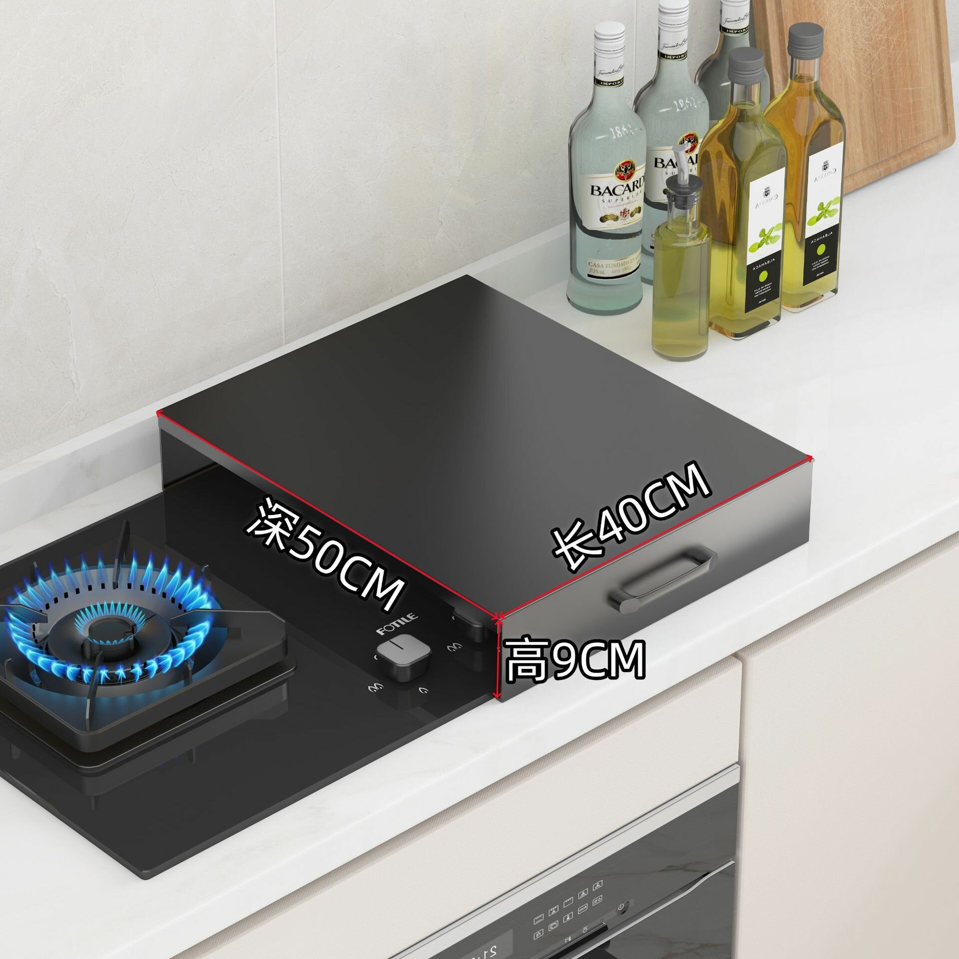 Кухонная полка для хранения, крышка для газовой плиты, подставка для индукционной плиты, держатель для кастрюль, основание для газовой плиты