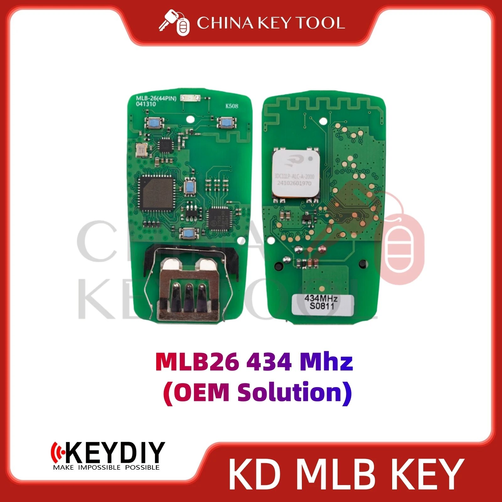 Инструмент KeyDIY KD-MP Добавьте ключи MLB-систем для Audi/Porsche/Lamborghini/Bentley/VW MLB Systems KD-MP с 1 шт. MLB26 и MLB08 MLB26 OEM PCB ONLY