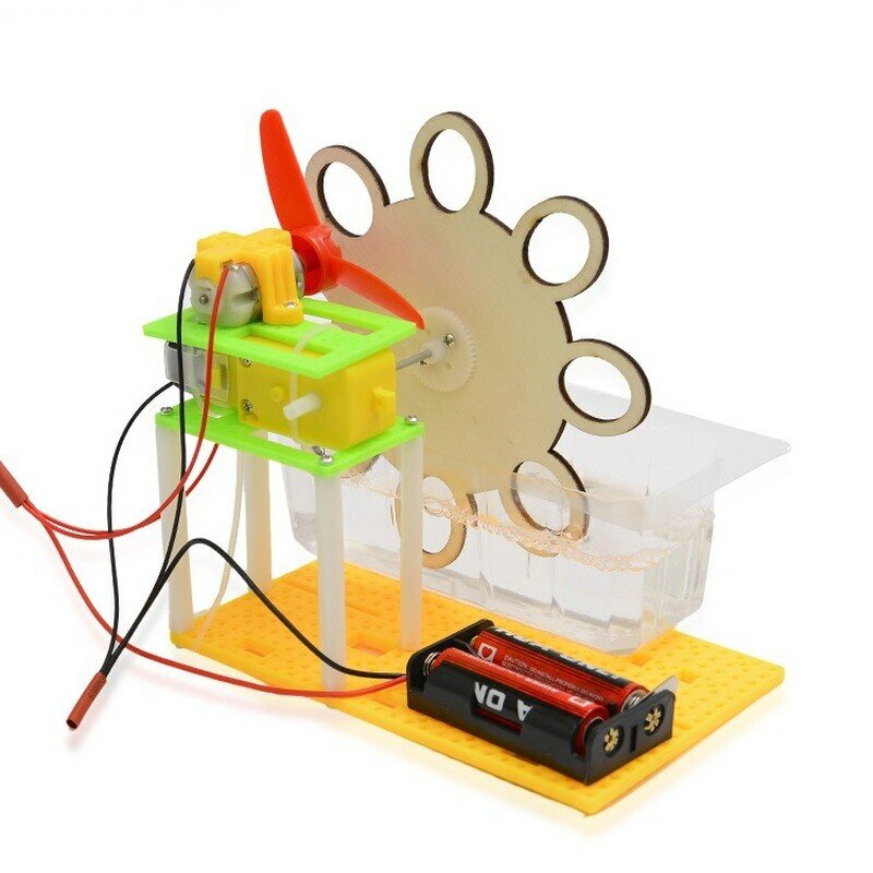 Наука Игрушки Дети DIY Электрическая пена Машина Fun Elementary Student Hand Assembly Материал Образовательная Игрушка Пена (Белый)