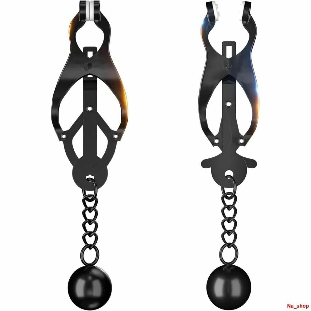 Металлические зажимы на соски с грузиками и силиконовыми подушечками для женщин: BDSM ограничения для усиленной стимуляции. Портативный инструмент для связывания для удовольствия пары.