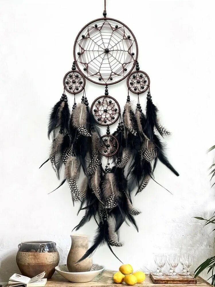 Ловец снов большой с подсветкой Ловец снов, украшения для дома