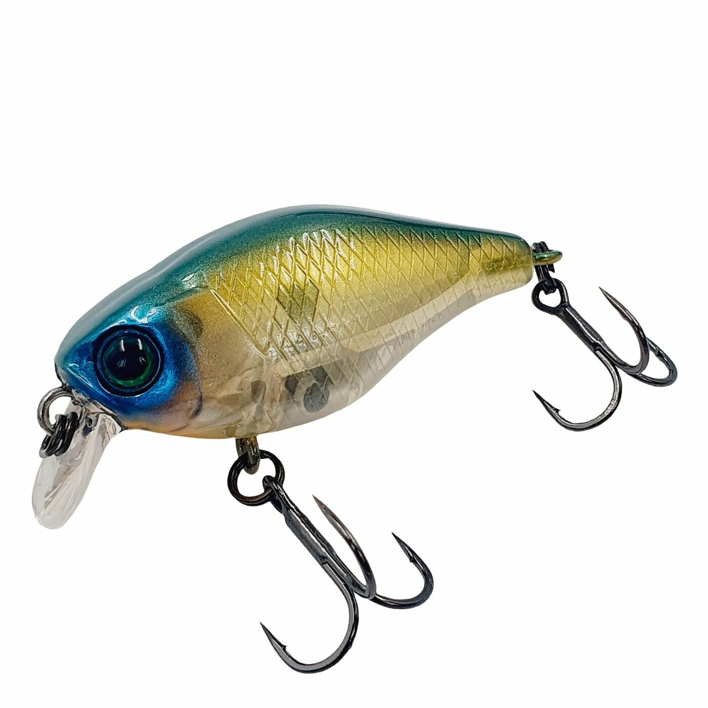 Японский воблер крэнк Jackall Chubby 38, 4 г, #Green Squash / Воблеры на голавля / Приманки для ловли хищника