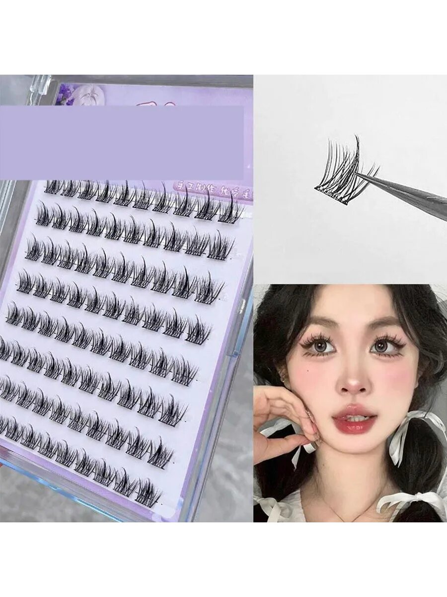 Ресницы для наращивания, самоклеящиеся, без клея, 3D эффект