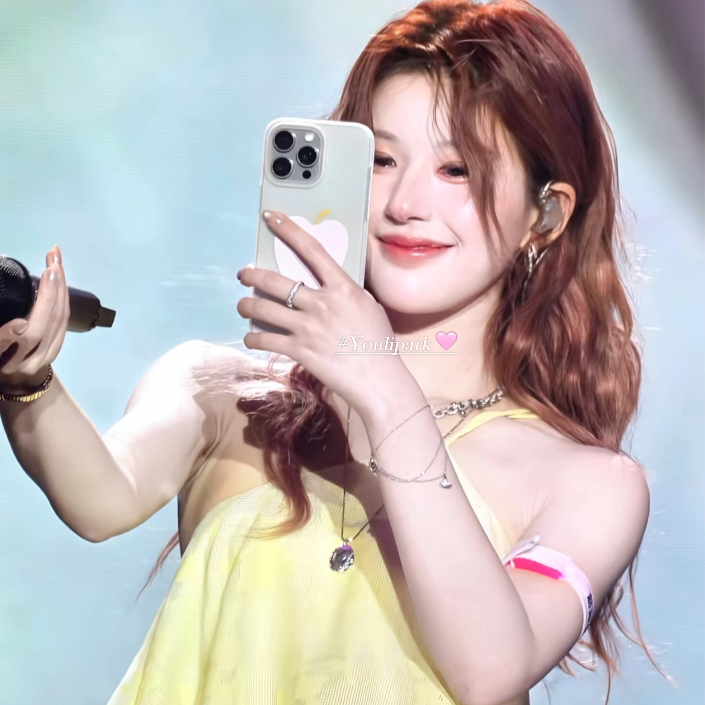 Чехол для телефона Yuri Park в стиле Чжао Луси, простой, нежный, розовый, совместимый с Apple 15, Apple 16 Pro, Apple