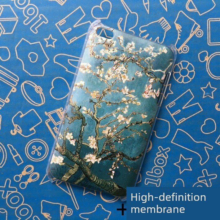 Картинка с цветами миндаля для iPod Touch 4, защитный чехол с HD-пленкой, жесткий художественный чехол для Apple