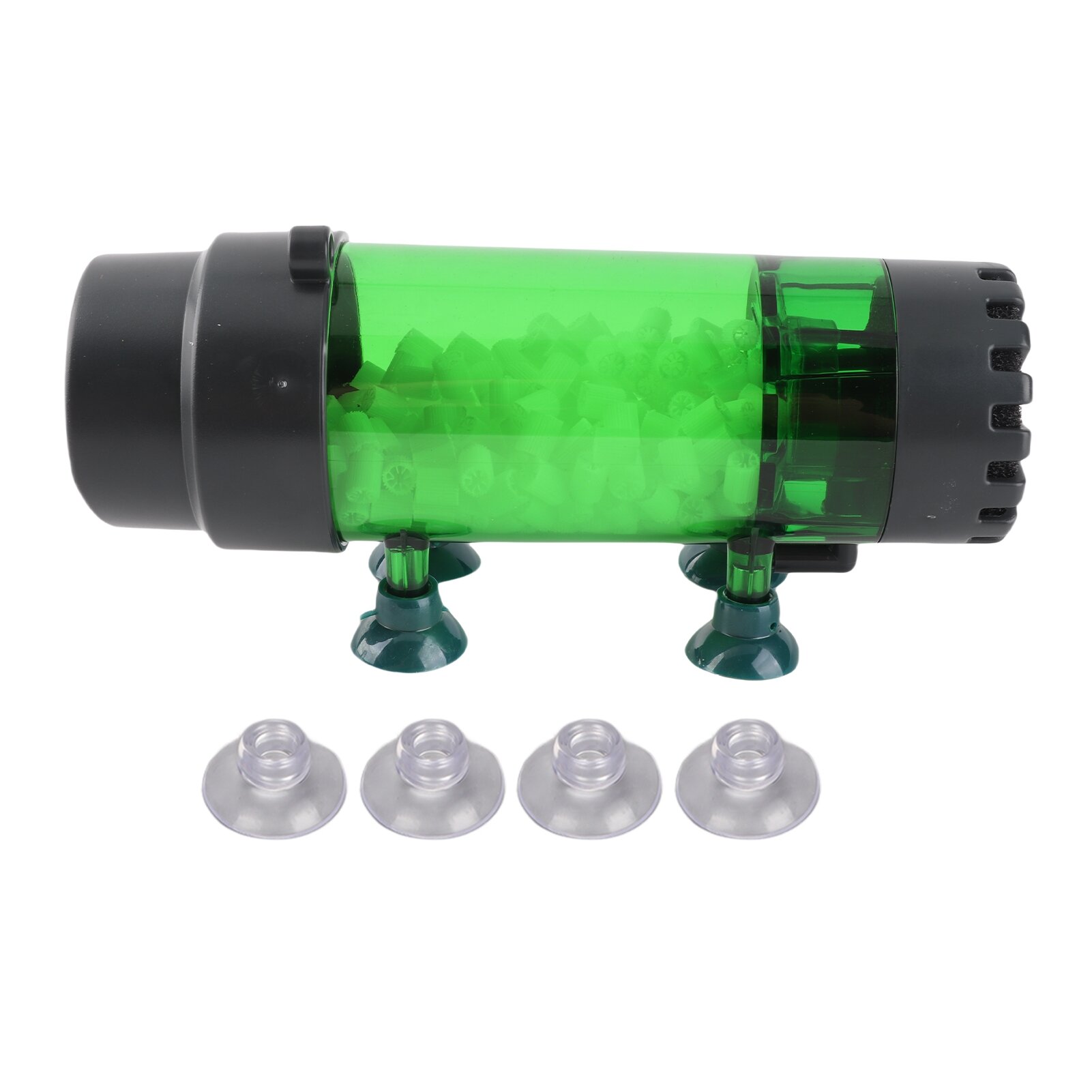 Фильтр с псевдоожиженным слоем для аквариума, двойная фильтрация, предотвращает засорение, улучшенный пузырьковый биофильтр для аквариумных рыбок.