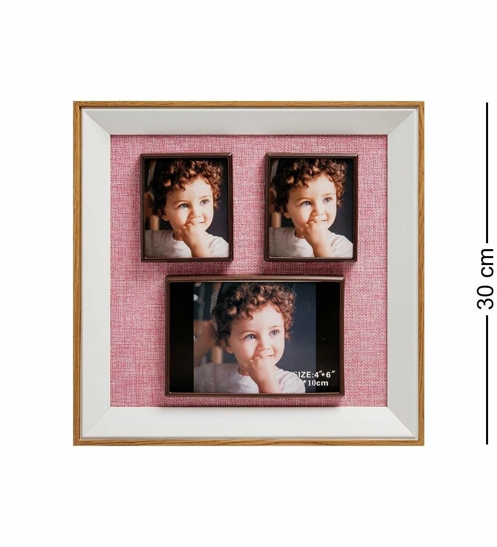Панно из фоторамок на магните A2116088 Art Home, Пластик, ткань, магнит