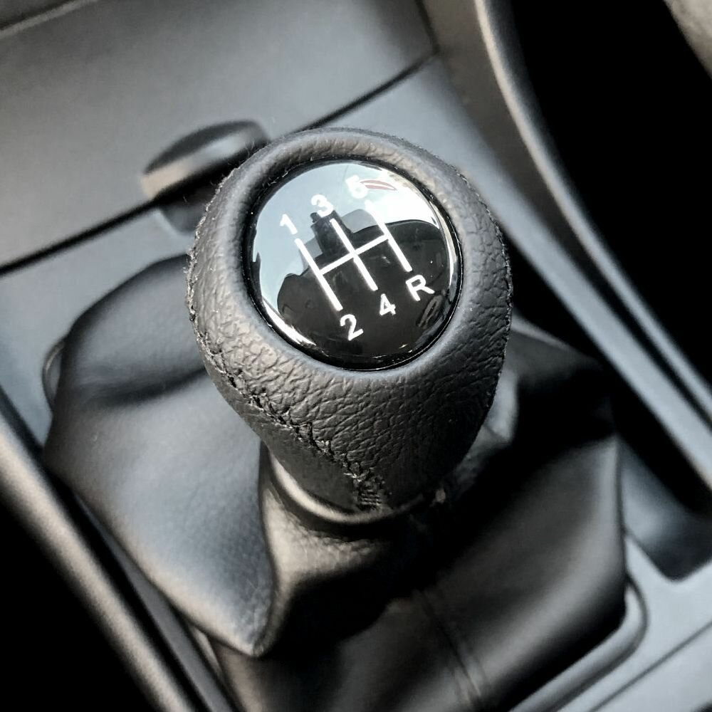 Ручка переключения передач для Mazda, декор ручка рычага 5 скоростей, прямая замена, черная ABS+PU для 3/5/6/CX-7