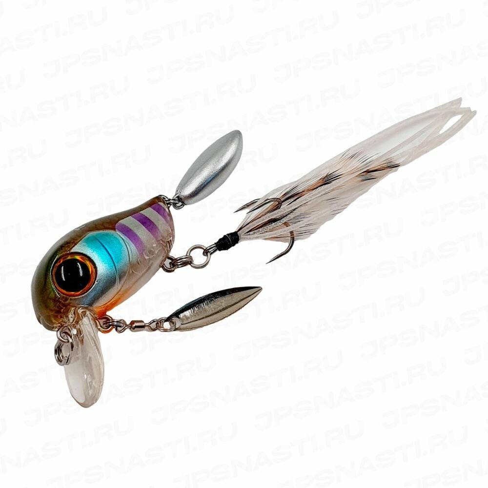 Японский поверхностный воблер на голавля Micro Tappy 54, 4.8 г, chubby gill / Рыболовные приманки для ловли хищника / Воблеры на жереха