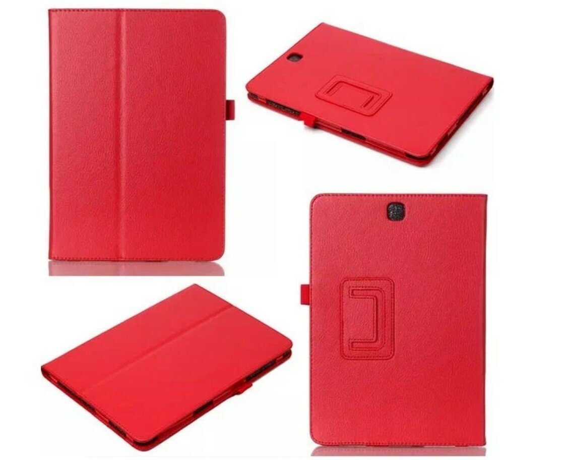 Чехол-книжка MyPads для Samsung Galaxy Tab A 9.7 SM-T550/T555 с трансформацией в подставку красный