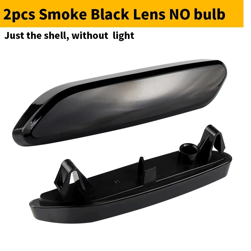 2 шт. Smoke Black Lens для BMW MINI Countryman R60 R61