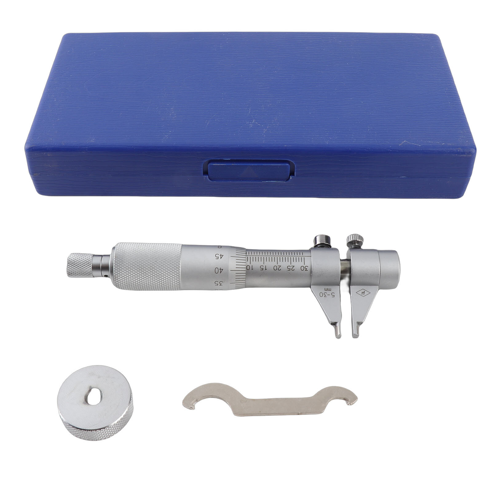 Набор микрометров для измерения внутреннего диаметра винтов 5-30 мм + гаечный ключ