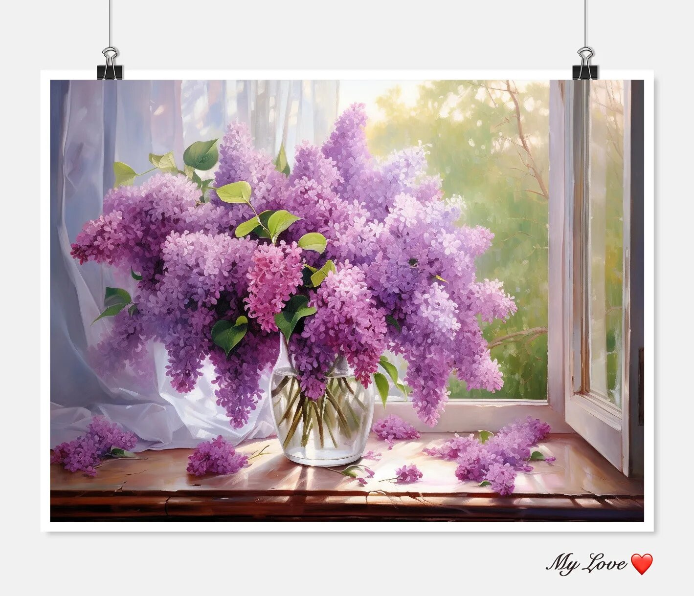 Набор для вышивки крестом Ankicoleman Designs Сирень в вазе 14ct BW, Lilac Delights