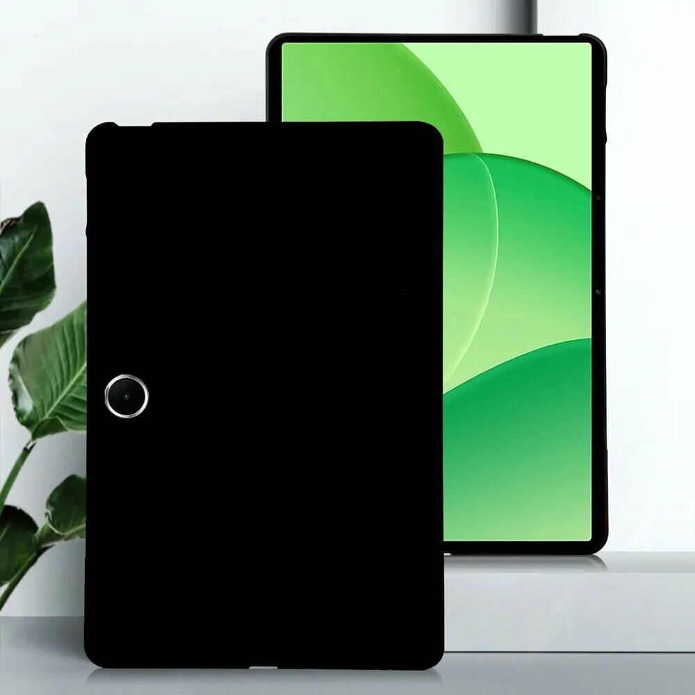 Чехол для OnePlus Pad Lite 11" / Oppo Pad SE 11", ультратонкий мягкий чехол из ТПУ с защитой от вибрации и скольжения, задняя крышка - черный