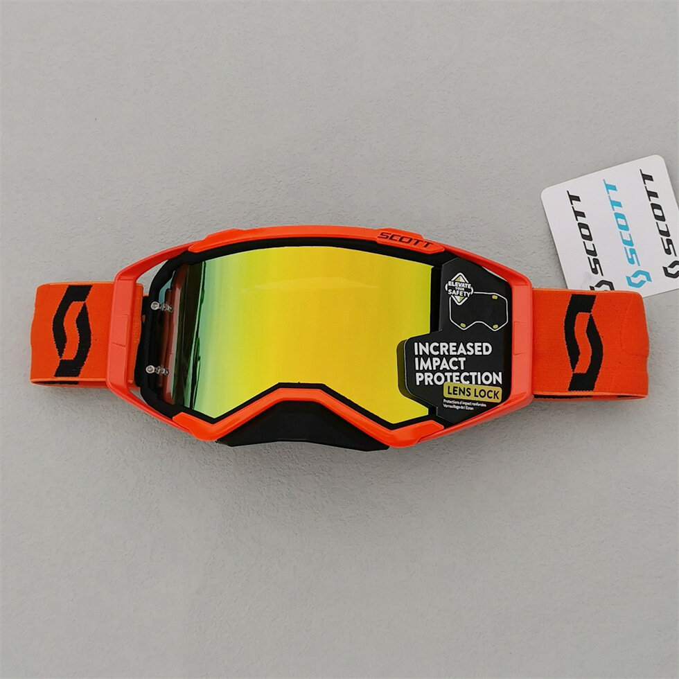 В наличии высококачественные очки Scott SC0TT для внедорожных мотоциклов, ветроустойчивые и пыленепроницаемые очки для езды
