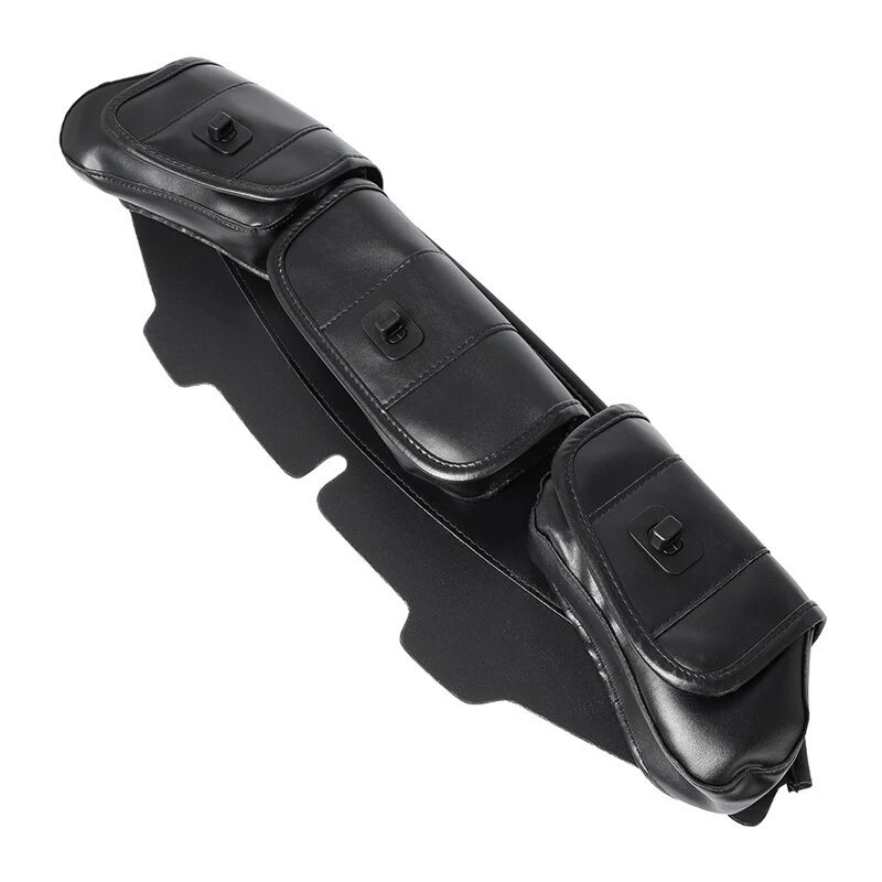 Черная мотоциклетная сумка на лобовое стекло, седло 3, карманный чехол для Harley Davidson Touring 1996-2013 гг.