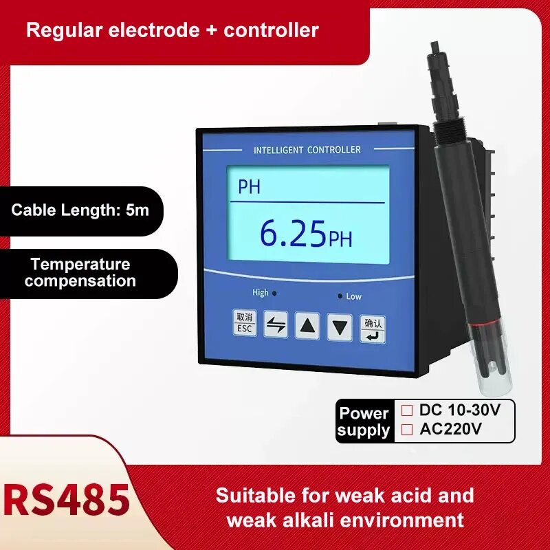 Контроллер pH с подсветкой