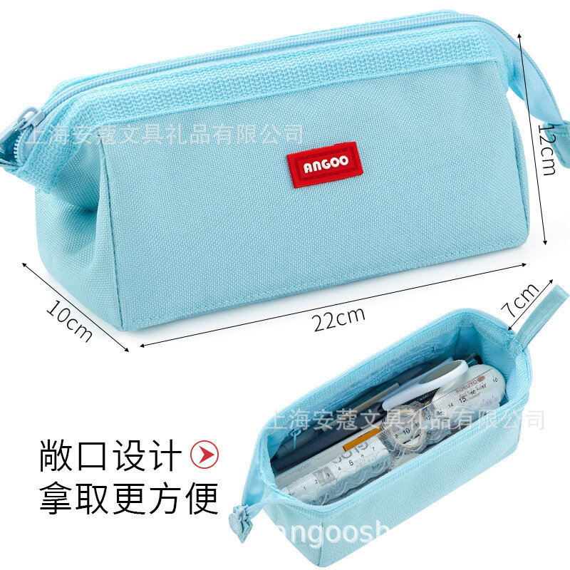 Простой пенал Anko для мальчиков, учеников начальной школы, японский стиль Харадзюку, большой объем, пенал интернет-знаменитости, очень большой