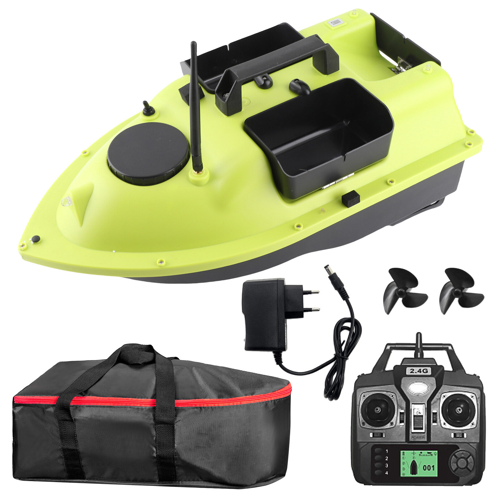 Рыболовная лодка Taruor с GPS-навигатором и 3 контейнерами, автоматическим пультом дистанционного управления на 400-500 м.