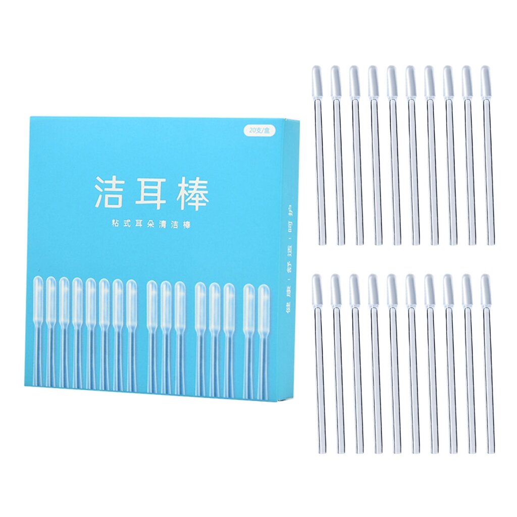 Офисная и Домашняя Чистка Ушей 20шт Одноразовых Клейких Средств Для Удаления Ушной Серы