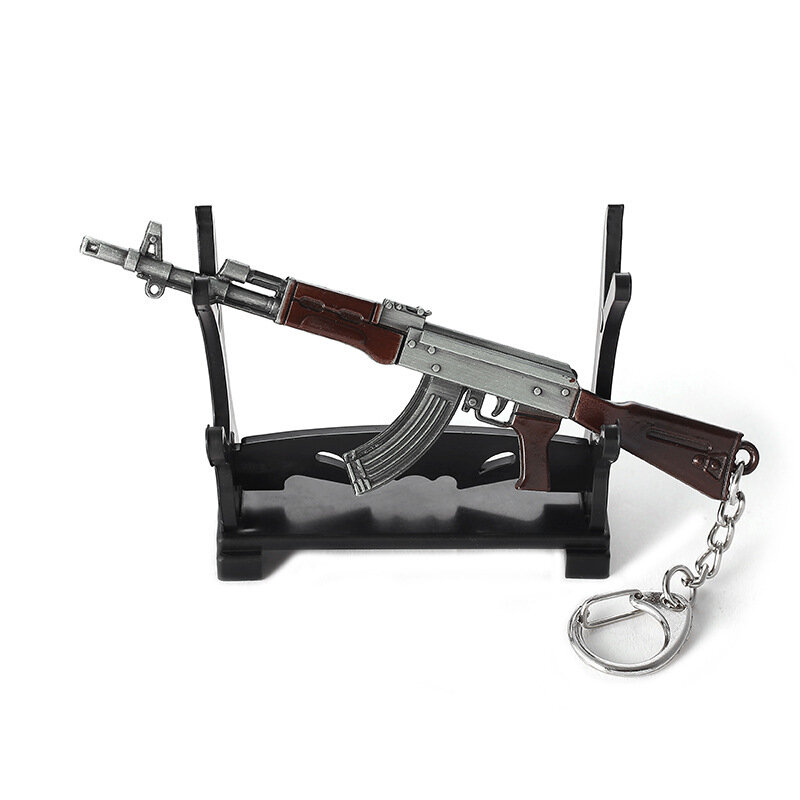 Креативный мини-пистолет 12 см брелок подвеска 98K металлическая модель AWM PUBG игра