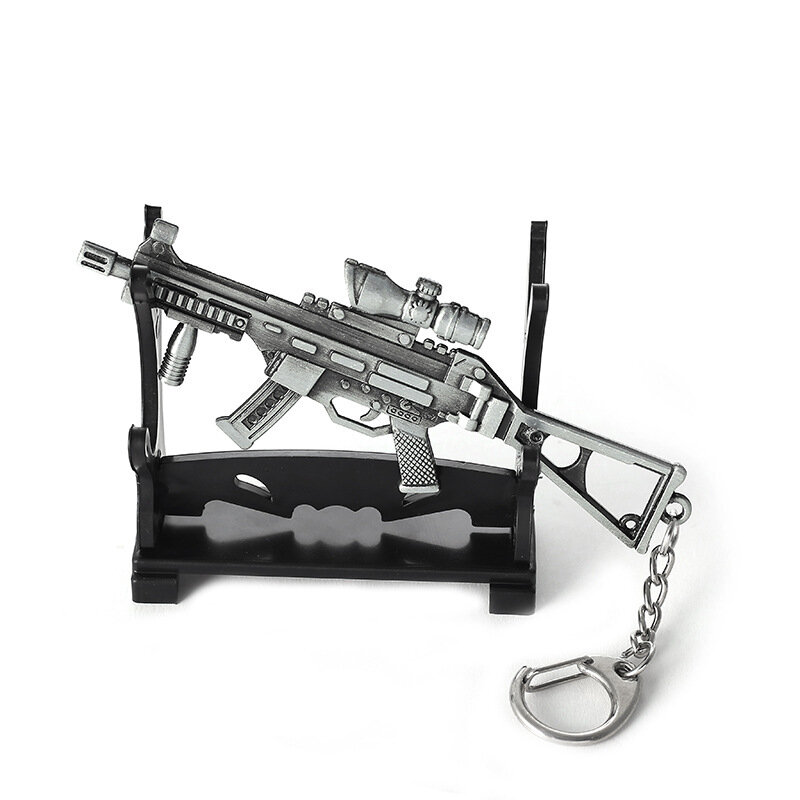 Креативный мини-пистолет 12 см брелок подвеска 98K металлическая модель AWM PUBG игра