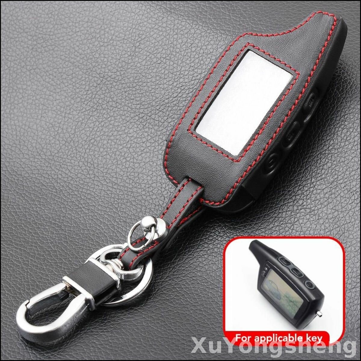 Кожаный чехол для ключей Pandora DXL 3000 3100 3170 3300 3210 3500 3700 двусторонняя автосигнализация ЖК-пульт дистанционного управления брелок крышка