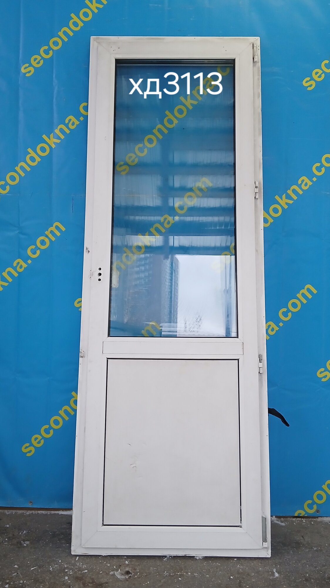 Дверь пластиковая Б/У 2080(в)х730(ш)