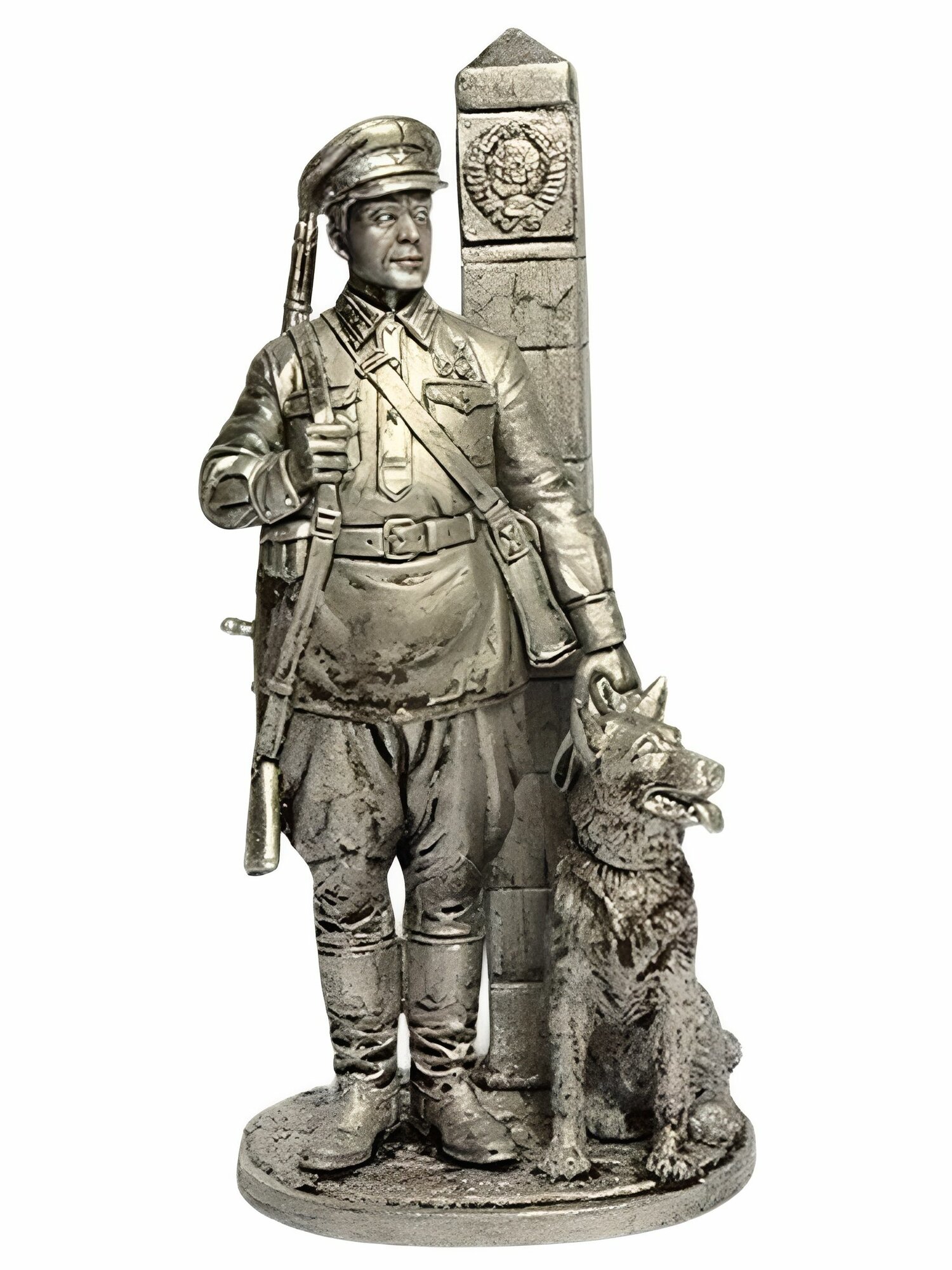 Фигурка коллекционная статуэтка Оловянный солдатик Младший сержант Пограничных войск НКВД, 1941 г. СССР