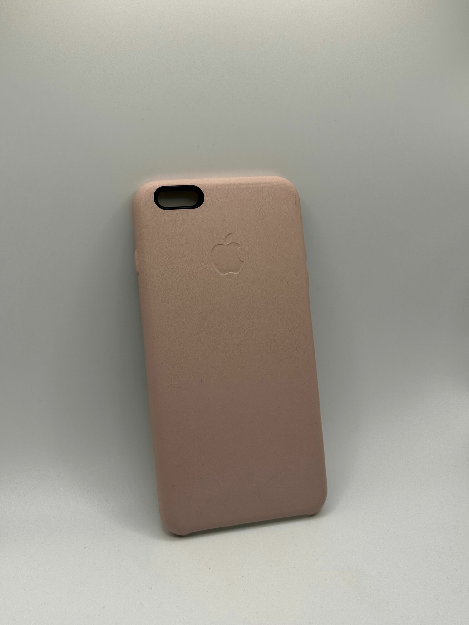 Чехол силиконовый под кожу нежно-розовый для Iphone 6 Plus