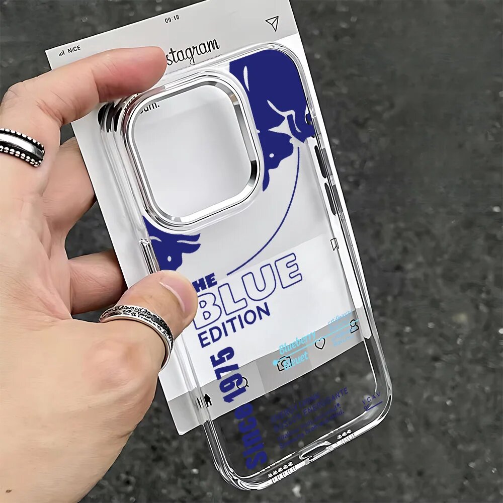 Модные чехлы B-bulles для iPhone 17, iPhone 16 Pro Max, 17 Air, 15, 11, 14, 13, 12 Pro Max – прозрачные мягкие силиконовые чехлы-накладки