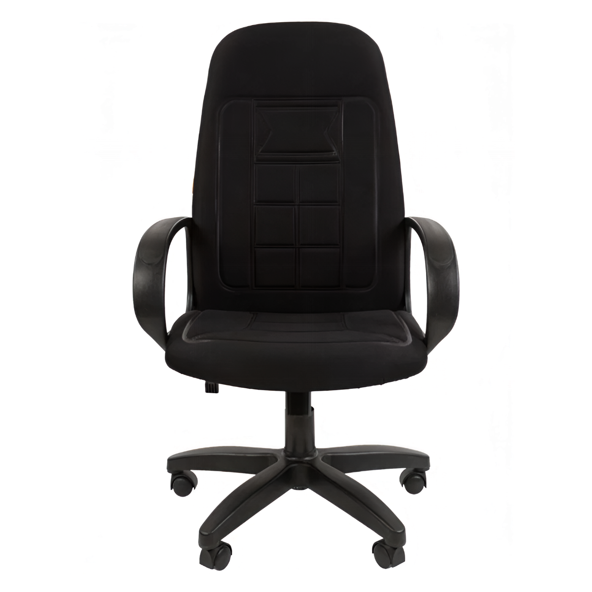 Кресло компьютерное Chairman 727, OS-01, черное, обивка текстиль, выдерживает до 120 кг