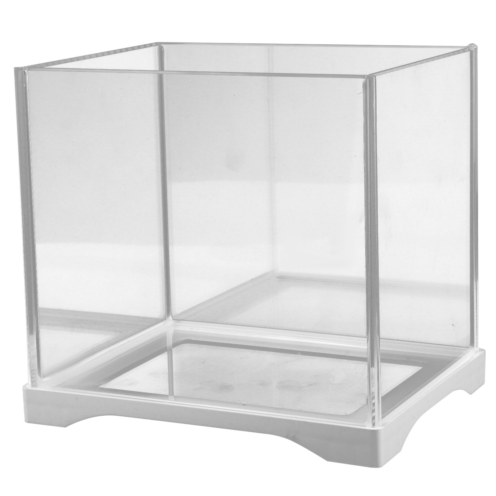 Стеклянная Рыбная Чаша Кубической Формы Для Домашнего Украшения, 1 Комплект