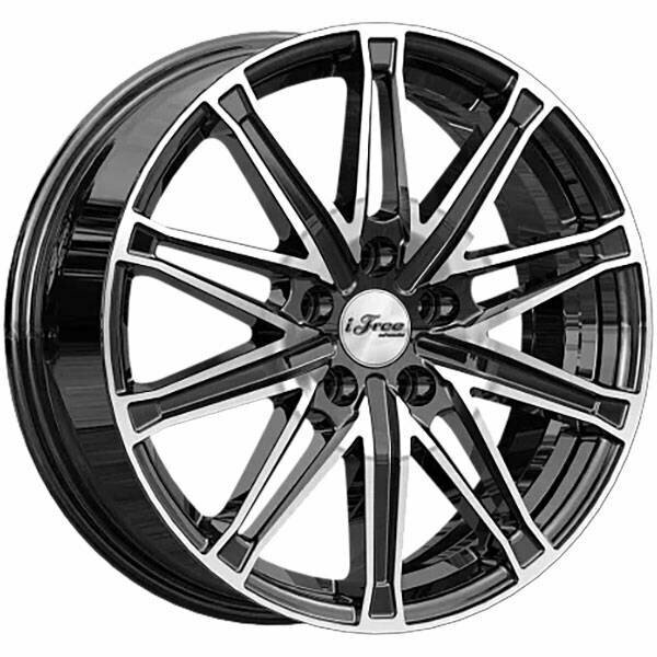 Колесный диск iFree Виар 6.5x17 5x112 ET43 D66.6 Блэк Джек литой