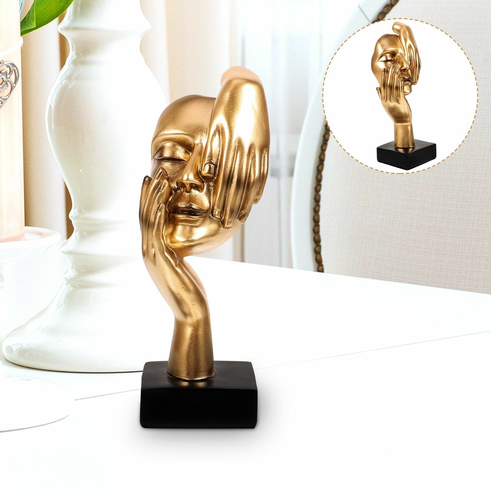 Декоративная Маска, Из Смолы, Для Интерьера, 1 Штука