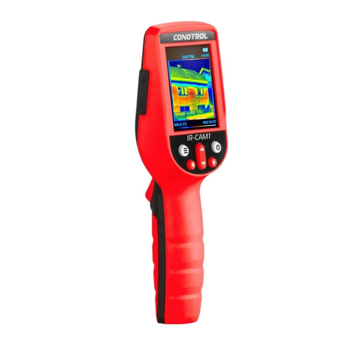 Тепловизор Condtrol IR-CAM 1 3-17-023, от −50 °C до +1000 °C, 0.2 Мп, литий-ионная батарея 2500 мАч, красно-черный