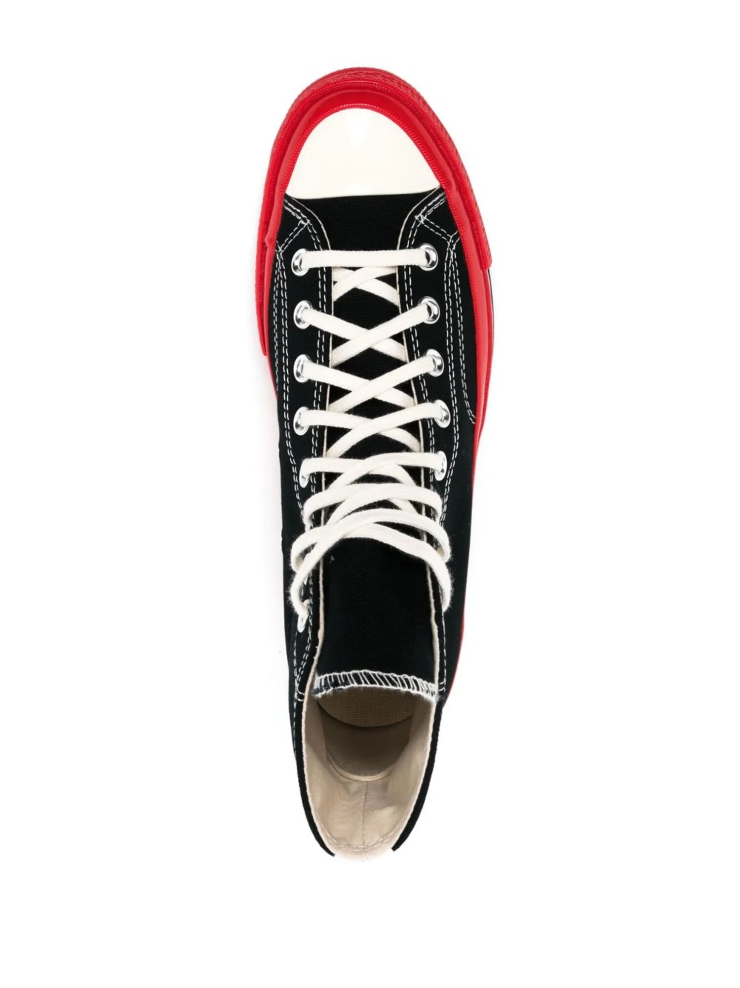 Кроссовки Comme des Garcons PLAY x Comme des Garcons PLAY Chuck 70, размер 7 US, чёрный — фото 1