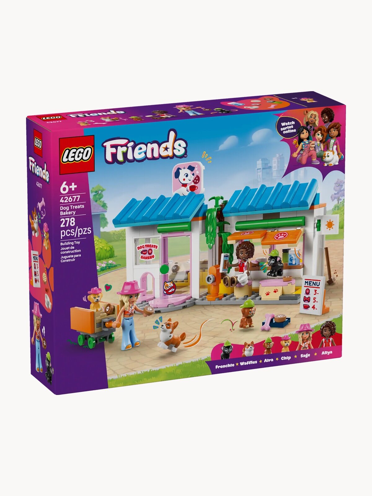 Конструктор LEGO Friends 42677 Кондитерская с лакомствами для собак, 278 дет.