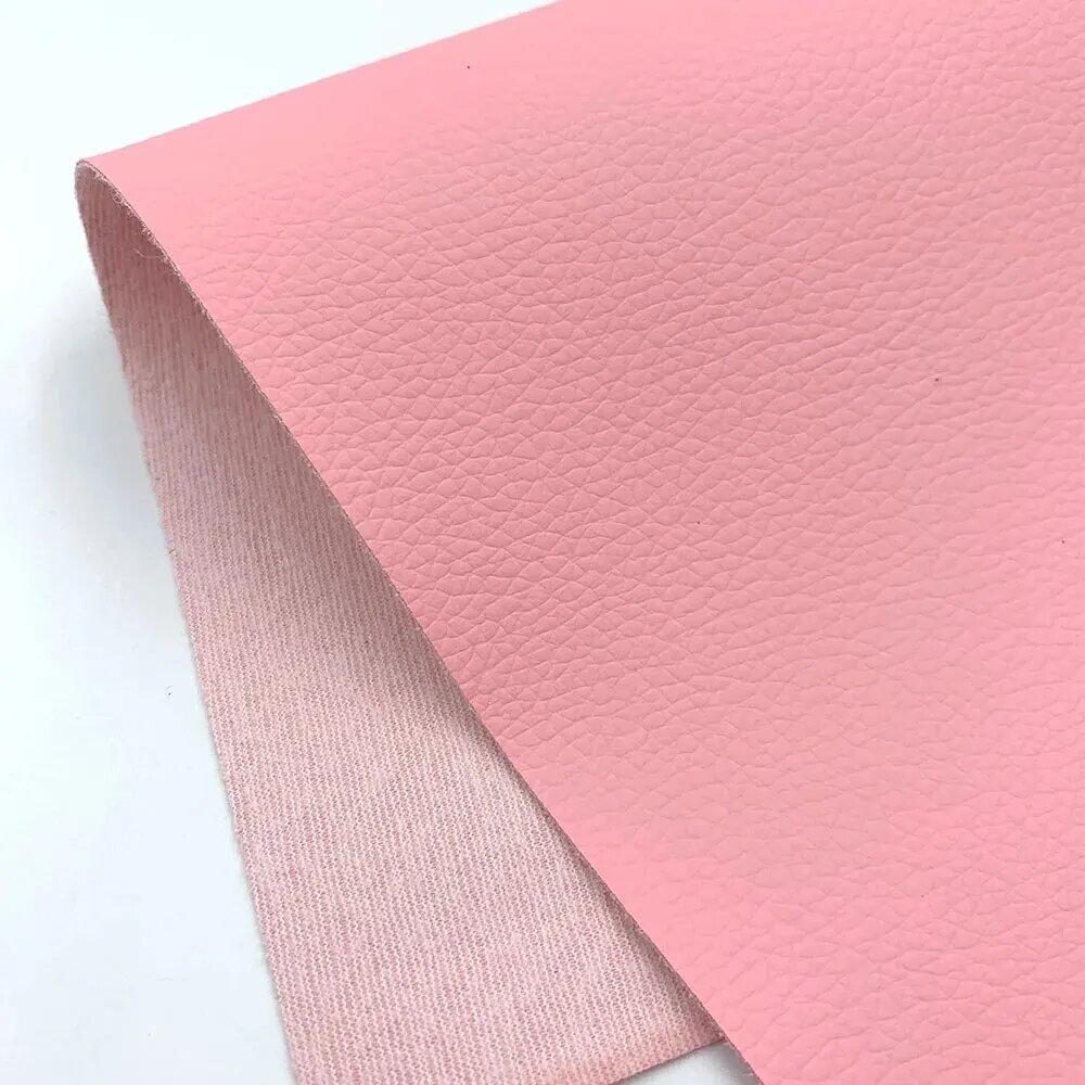 Искусственная кожа Litchi для рукоделия Розовый, A4 20 x 30cm, Pink