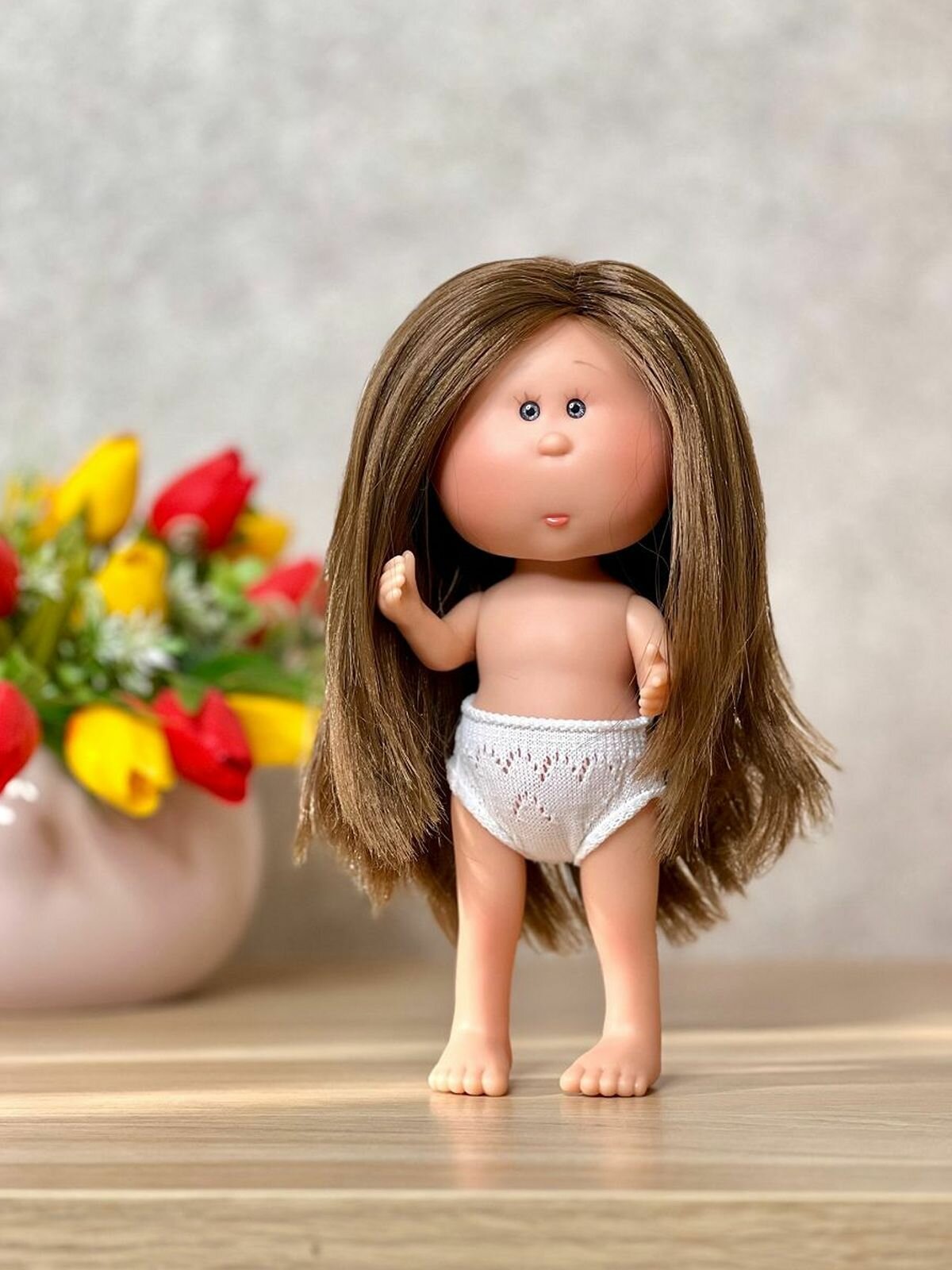 Кукла для девочки виниловая 23 см Маленькая Мия без одежды (3199W2)