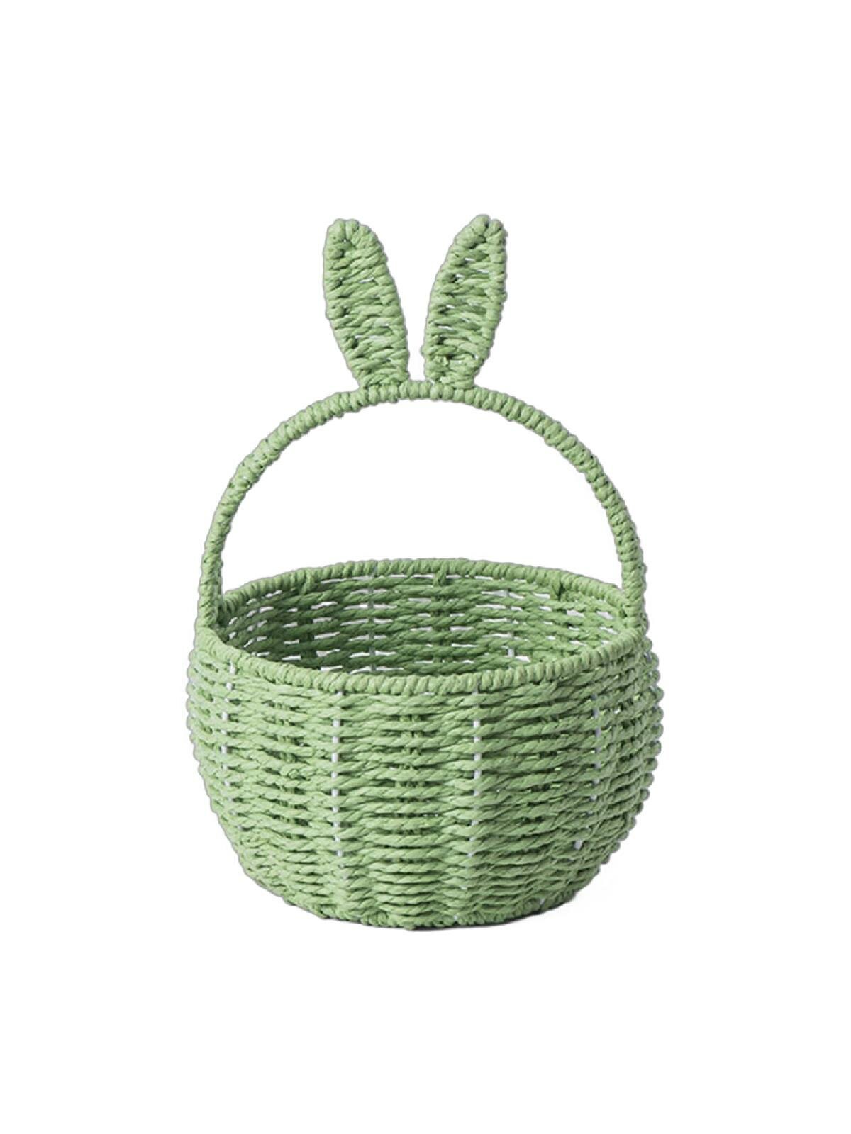 Стильная плетеная корзина из бумажной веревки Практичное решение для организации дома