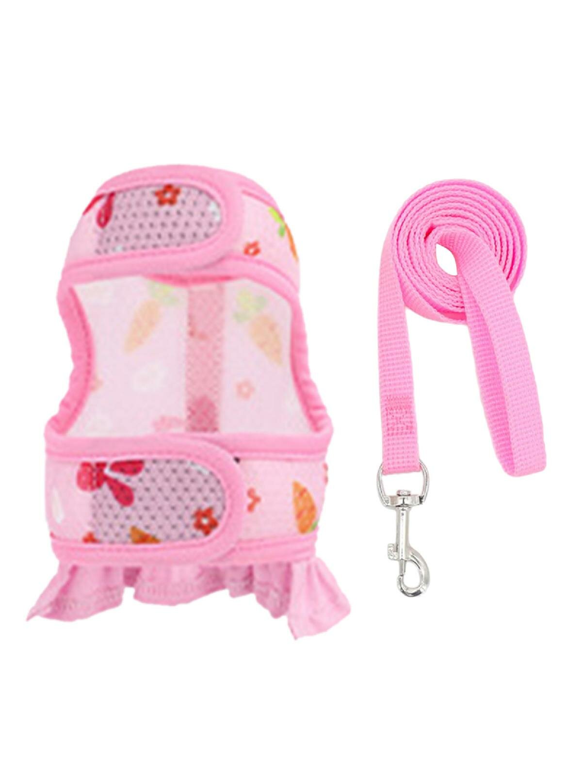 Шлейка-поводок для кроликов для морских свинок, хорьков и других мелких домашних животных