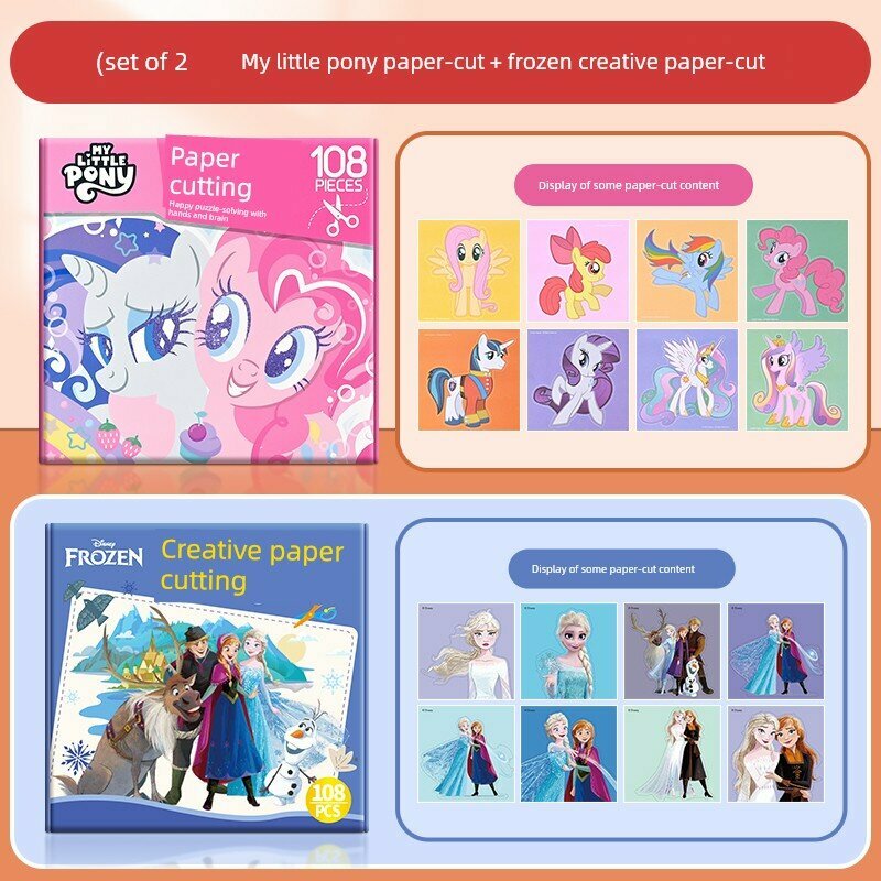 Детские поделки из бумаги «Мой маленький пони» для девочек от 3 до 6 лет, материалы для рукоделия, развивающие игрушки