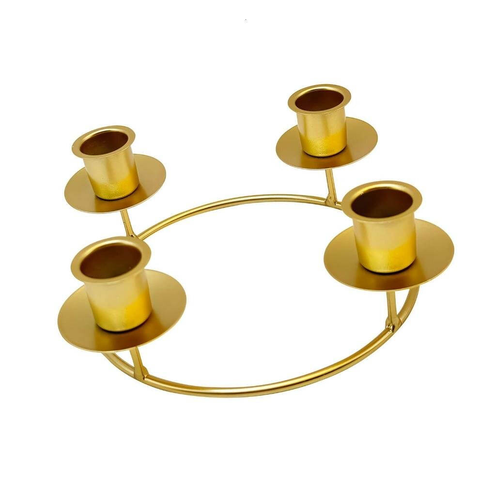 Трехрукое бра для свечей, Золото