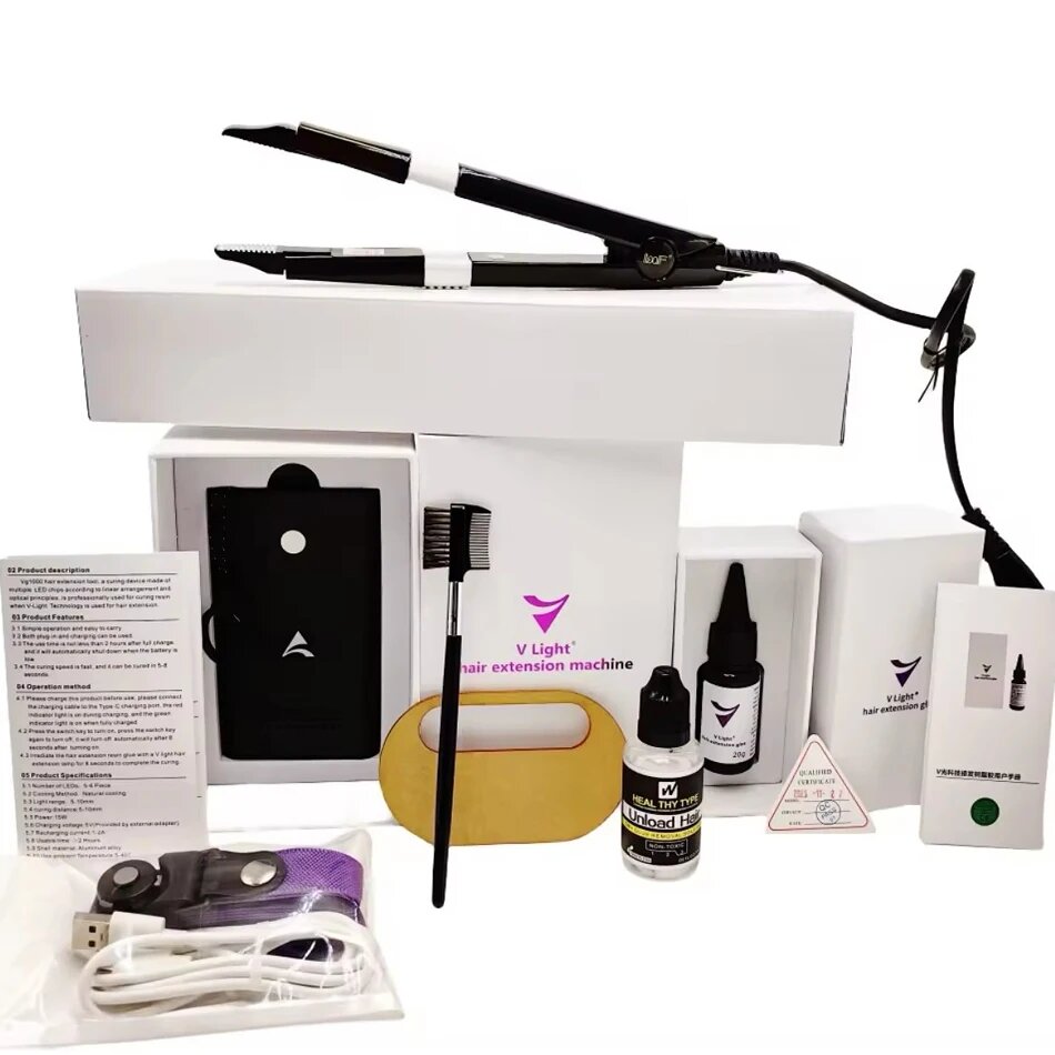Набор для наращивания волос V Light whole kit