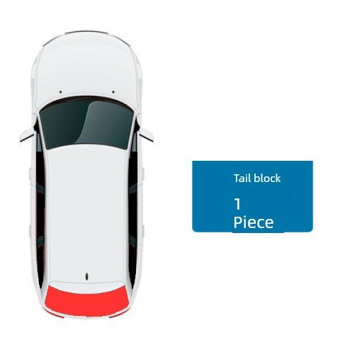 Магнитный солнцезащитный козырек для Toyota Sienta NCP81: 1-местный задний козырек, двойная защита