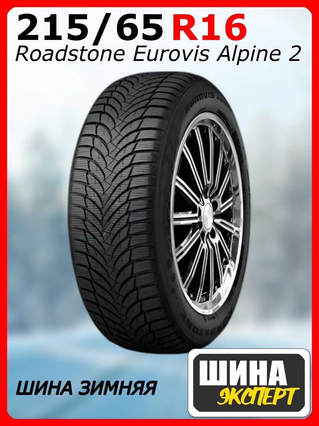 Шина зимняя нешипованная Roadstone 215/65/16 H 98 Eurovis Alpine 2 для легковых автомобилей R19675